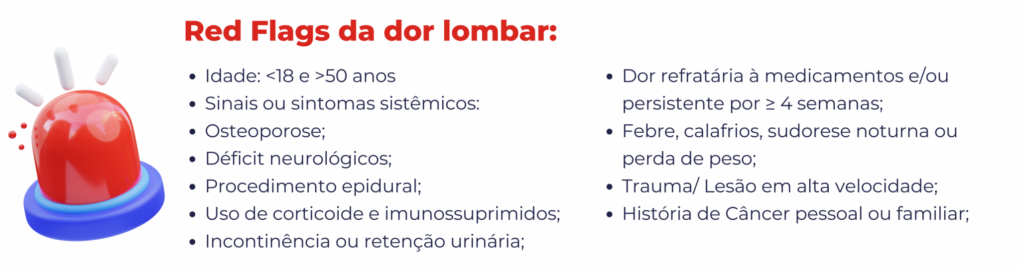 Lombalgia: Você conhece os sinais de alerta? - Blog de Medcof: conteúdos, editais, revalida e mais!